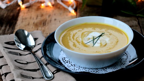 Potage de courge au bouillon d'os • La Confession du Gourmet