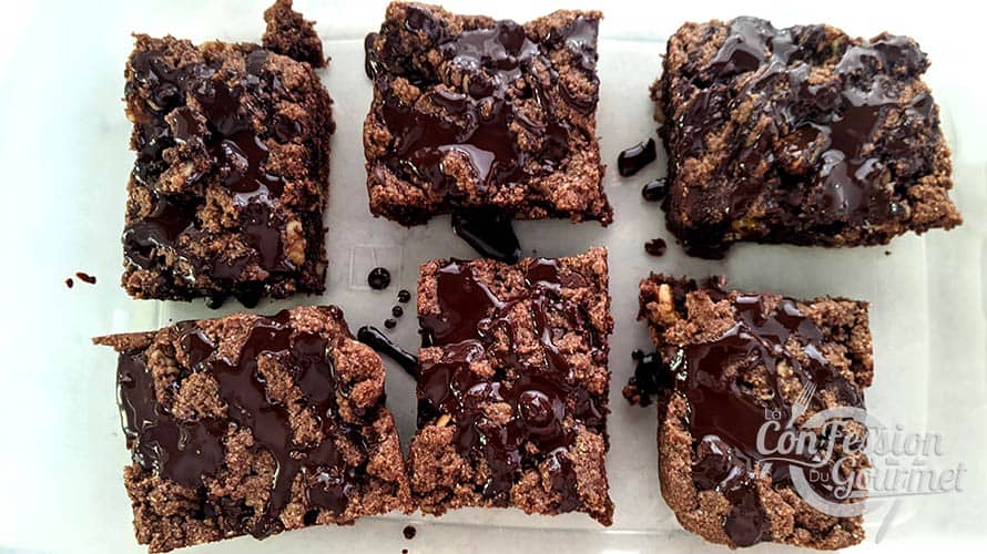 Brownies sans gluten aux épices pour tarte à la citrouille • La ...