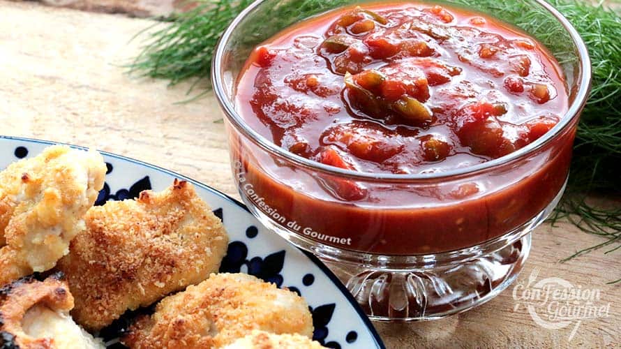 Sauce salsa maison savoureuse • La Confession du Gourmet