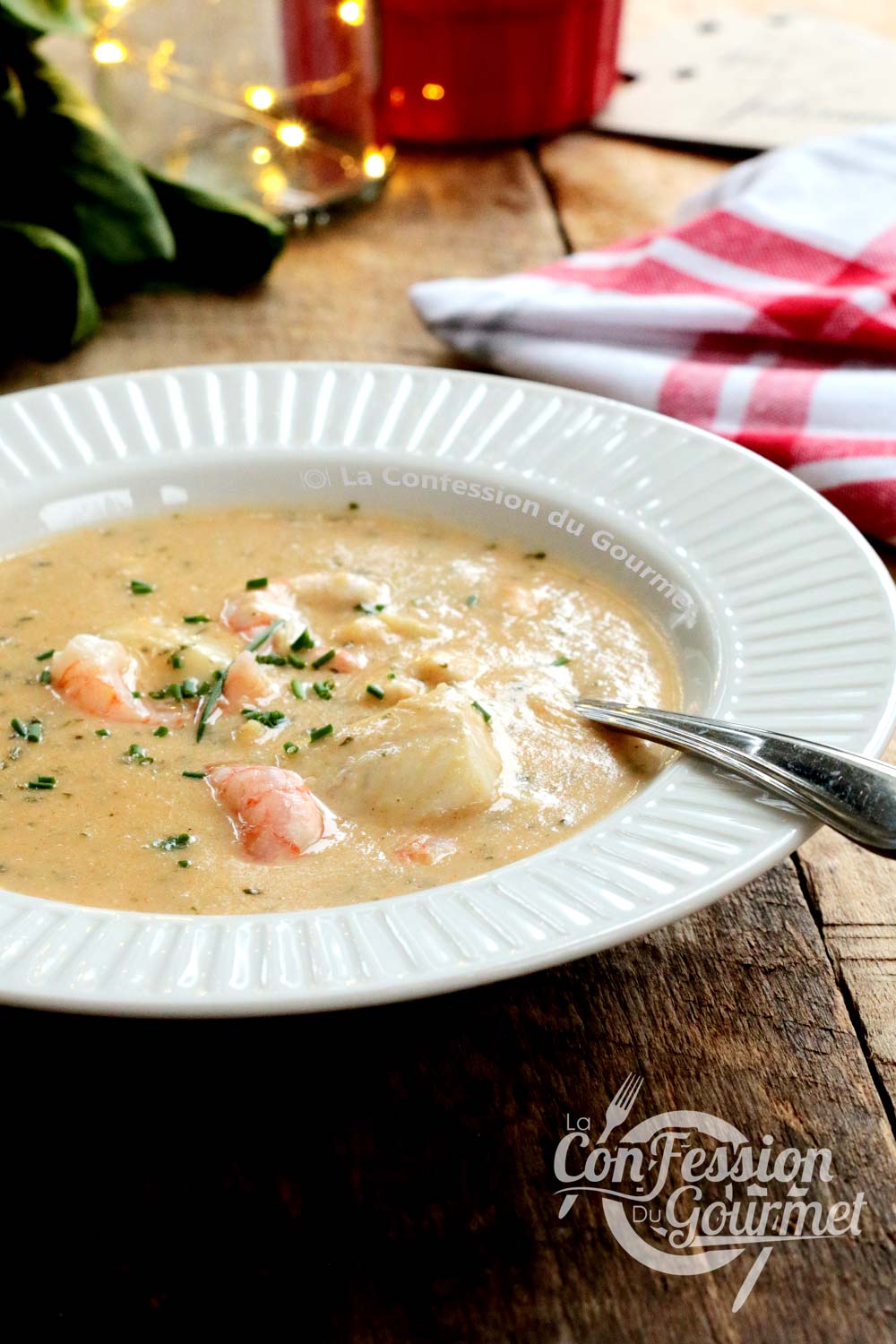 Soupe aux fruits de mer et poisson • La Confession du Gourmet